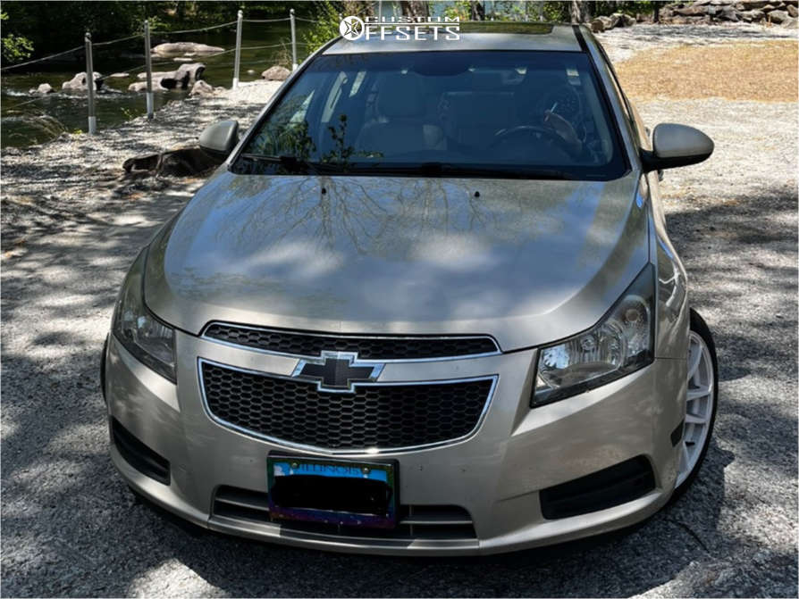 2011 Chevrolet Cruze with 18x8.5 30 Vors Tr4 and 245/40R18 BFGoodrich ...