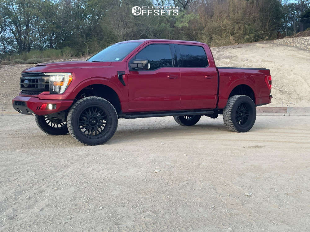 2022 Ford F-150 with 22x10 -19 Vision Brawl and 285/55R22 Falken ...