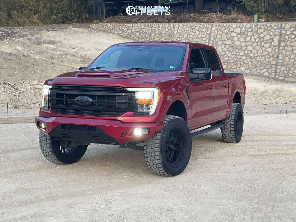 2022 Ford F-150 with 22x10 -19 Vision Brawl and 285/55R22 Falken ...