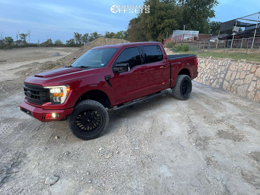2022 Ford F-150 with 22x10 -19 Vision Brawl and 285/55R22 Falken ...