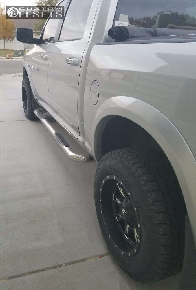 2012 Ram 1500 with 18x10 -12 Fuel Throttle and 285/65R18 Toyo Tires ...