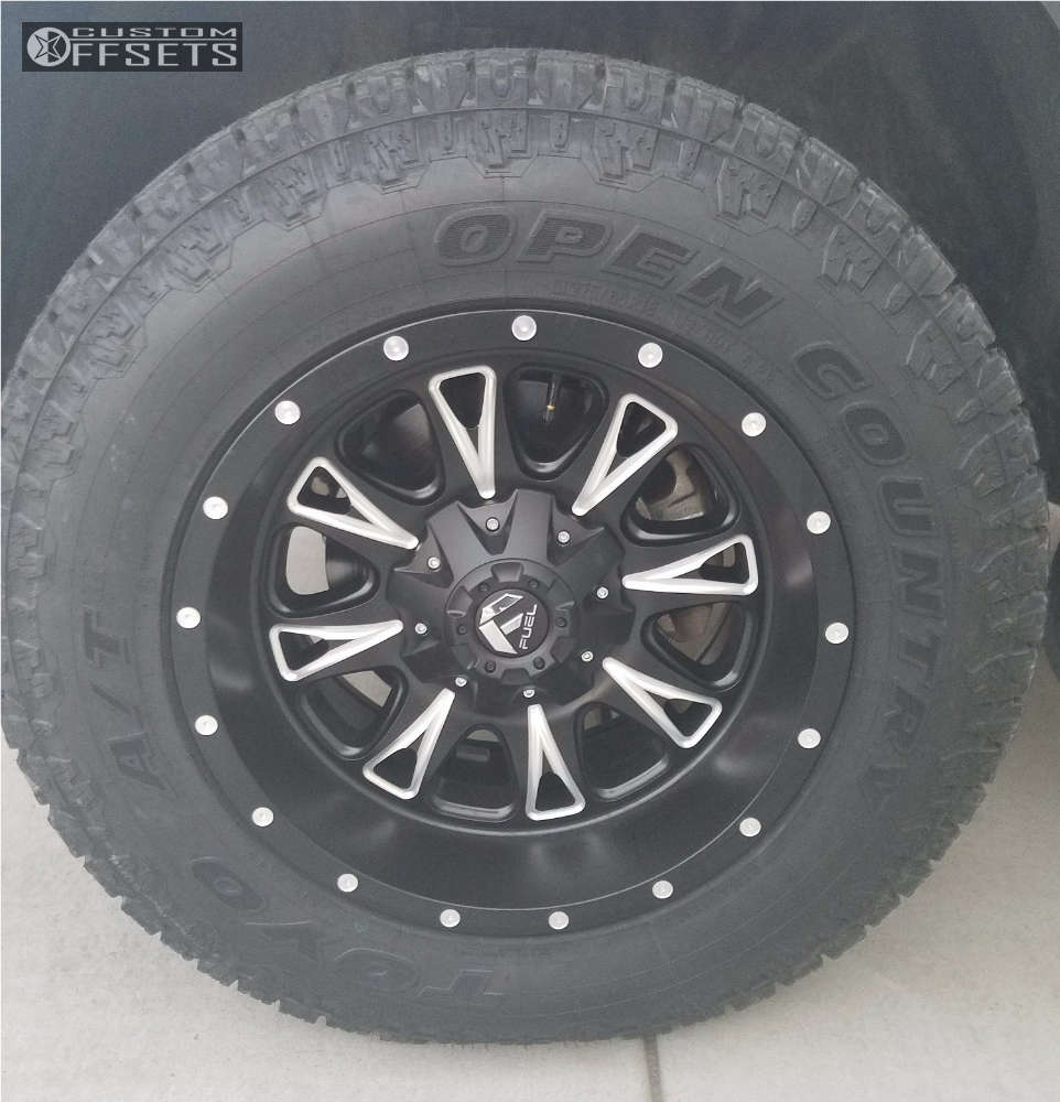 2012 Ram 1500 with 18x10 -12 Fuel Throttle and 285/65R18 Toyo Tires ...