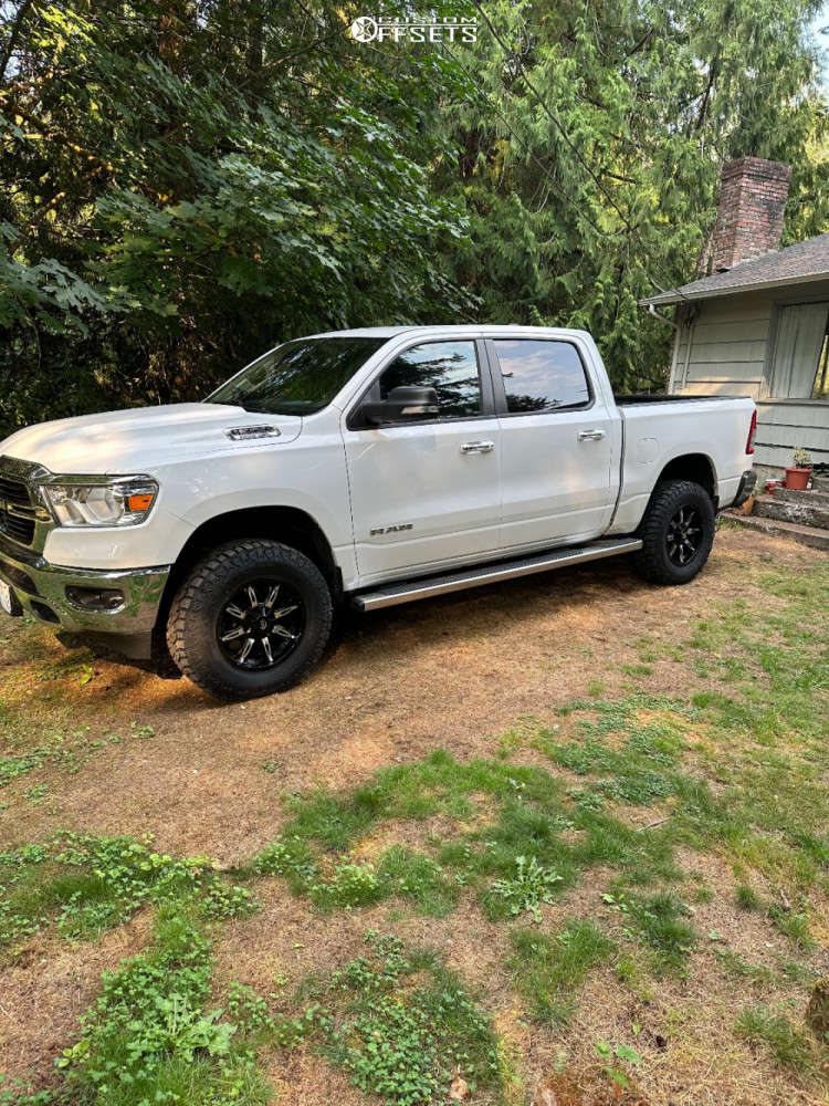 2019 Ram 1500 with 18x9 -12 Vision Manic and 285/50R18 Versatyre Rugged ...