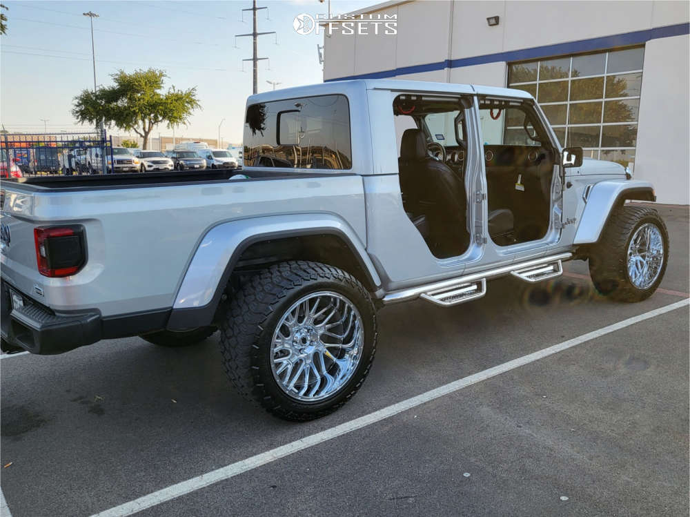 2022 Jeep Gladiator with 22x10 -19 Vision Brawl and 35/12.5R22 AMP ...