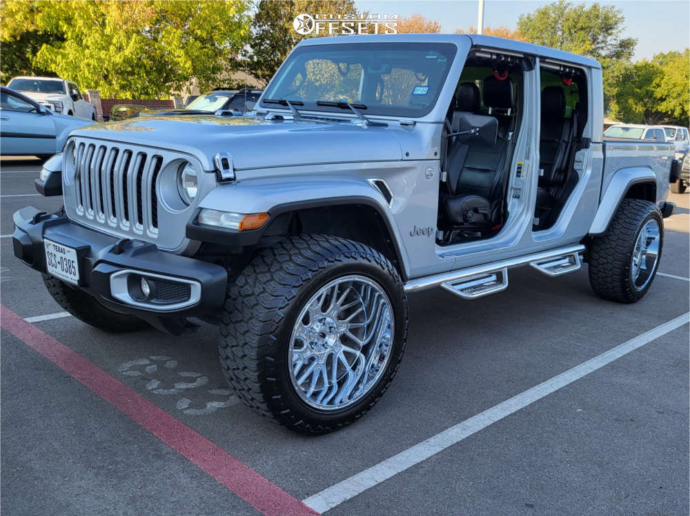 2022 Jeep Gladiator with 22x10 -19 Vision Brawl and 35/12.5R22 AMP ...