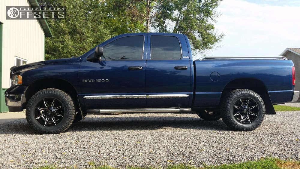 2002 Dodge Ram 1500 with 18x9 18 Mayhem Rampage and 285/65R18 Nitto ...