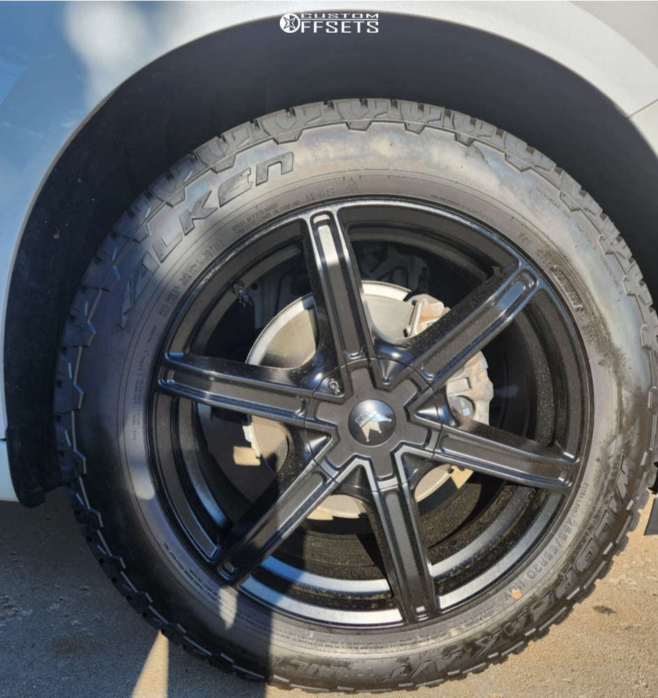 2021 Buick Enclave with 20x8.5 35 Mazzi Stilts and 255/55R20 Falken Wildpeak At Trail and Stock ...
