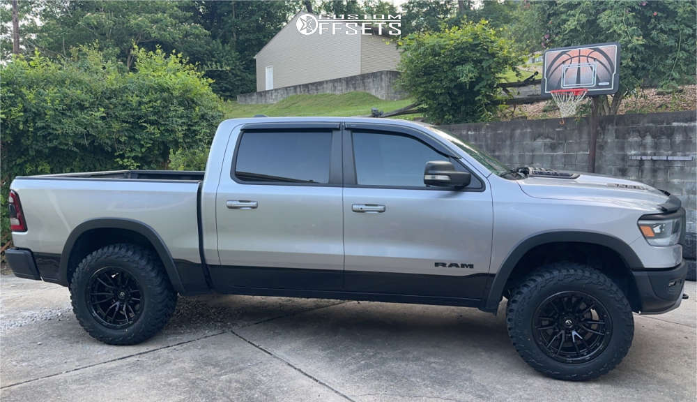 2019 Ram 1500 with 20x10 -18 Fuel Rebel and 35/12.5R20 AMP Mud Terrain ...