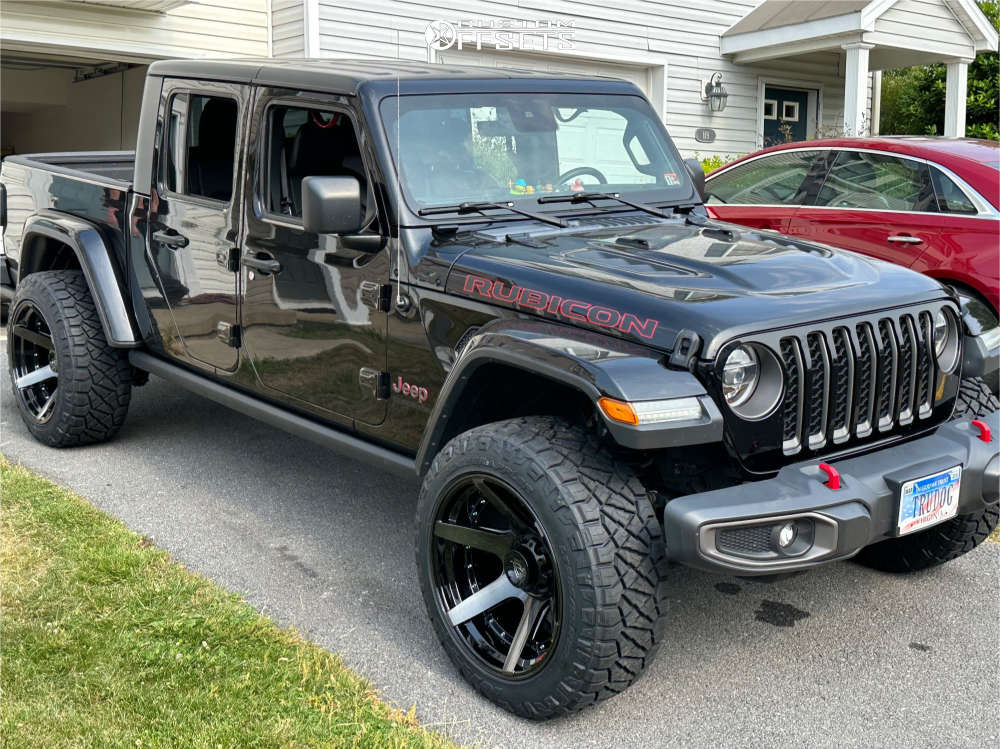 2020 Jeep Gladiator with 22x12 -44 4Play 4p60 and 285/55R22 Nitto Ridge ...