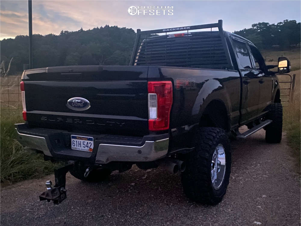 2017 Ford F-250 Super Duty with 20x10 -25 Vision Spyder and 37/13.5R20 ...