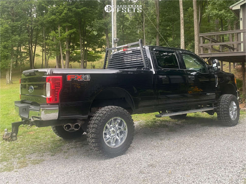 2017 Ford F-250 Super Duty with 20x10 -25 Vision Spyder and 37/13.5R20 ...