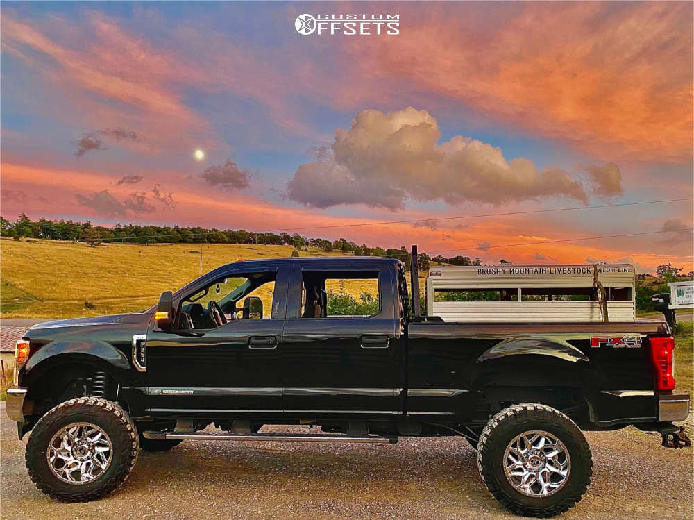 2017 Ford F-250 Super Duty with 20x10 -25 Vision Spyder and 37/13.5R20 ...