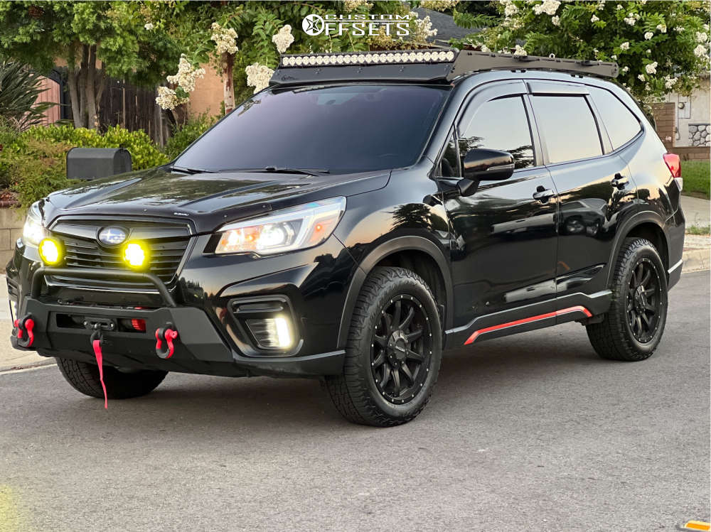 2019 Subaru Forester with 18x8 35 Raceline Shift and 235/60R18 Falken ...
