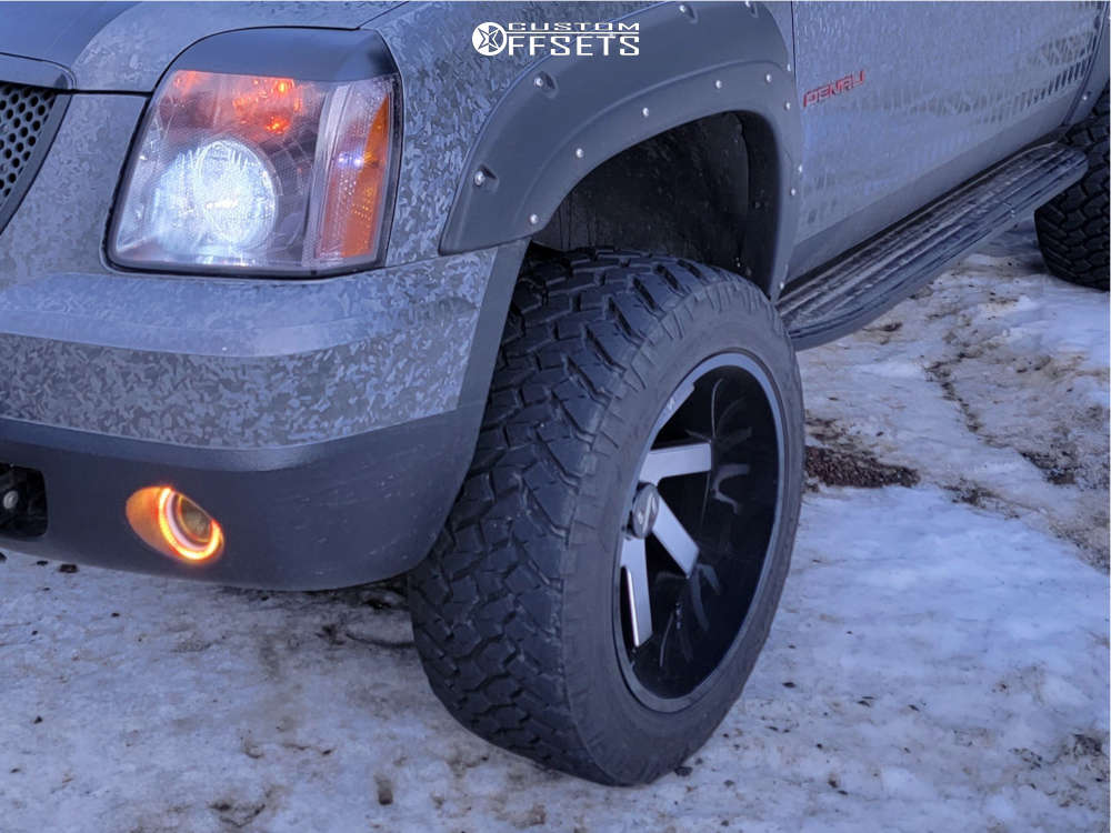 2007 GMC Yukon with 22x12 -51 ARKON OFF-ROAD Lincoln and 35/12.5R22 ...