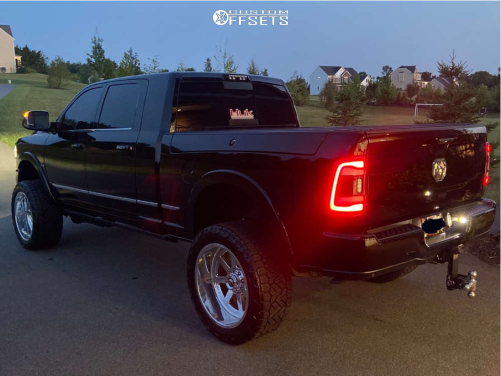 2020 Ram 2500 with 24x12 -50 Fuel Forged Ff09 and 37/13.5R24 Nitto ...