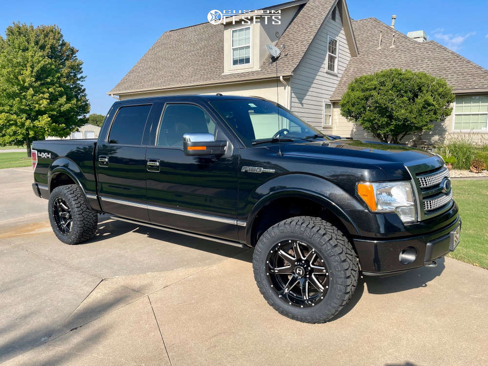 2010 Ford F-150 with 20x10 -19 Hostile Alpha and 33/12.5R20 Nitto Ridge ...