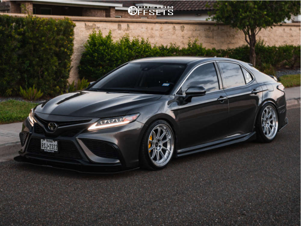 2021 Toyota Camry with 19x9.5 22 ESR Cs12 and 245/35R19 Michelin Pilot ...