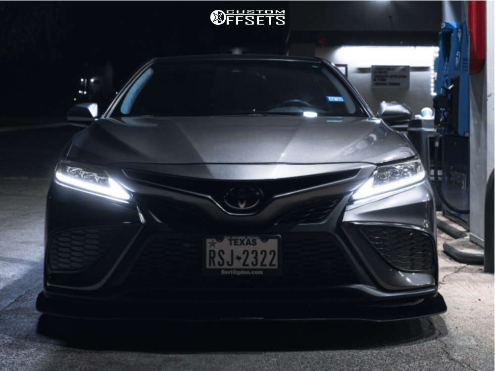 2021 Toyota Camry with 19x9.5 22 ESR Cs12 and 245/35R19 Michelin Pilot ...