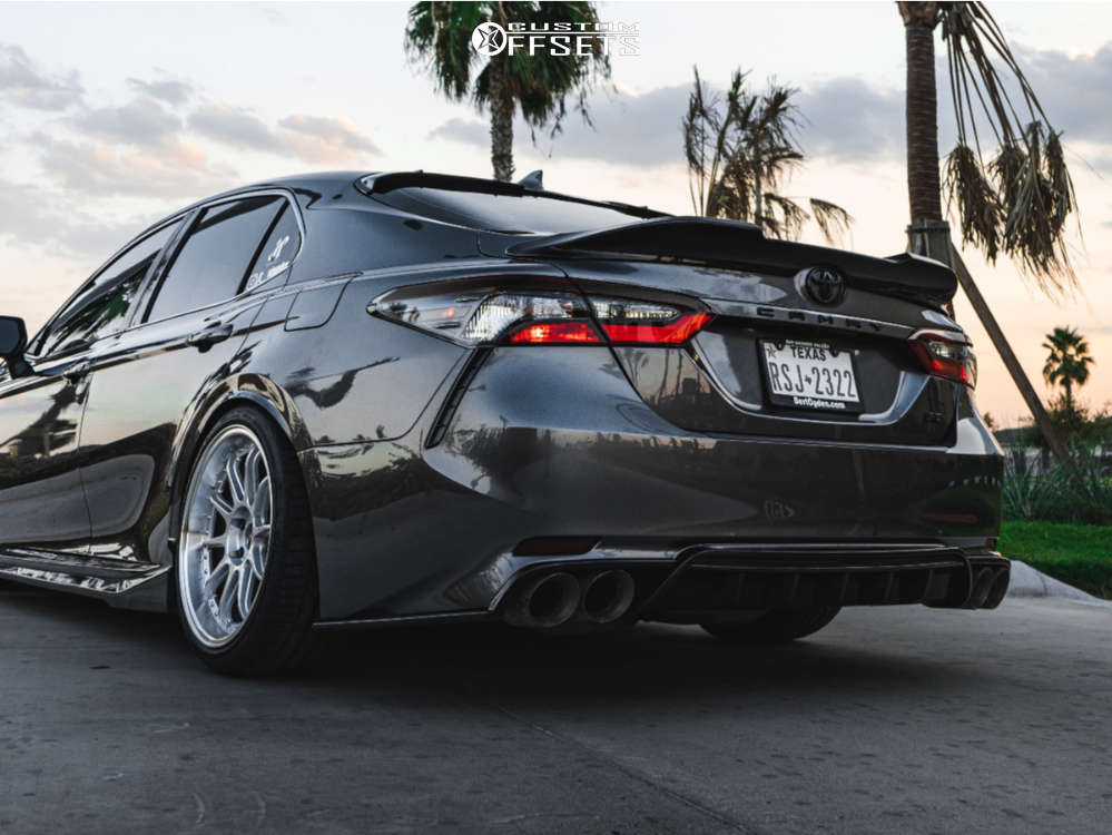 2021 Toyota Camry with 19x9.5 22 ESR Cs12 and 245/35R19 Michelin Pilot ...