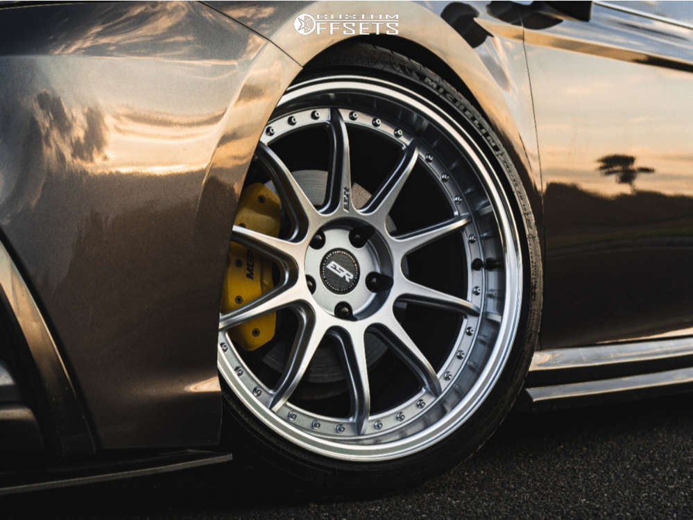 2021 Toyota Camry with 19x9.5 22 ESR Cs12 and 245/35R19 Michelin Pilot ...