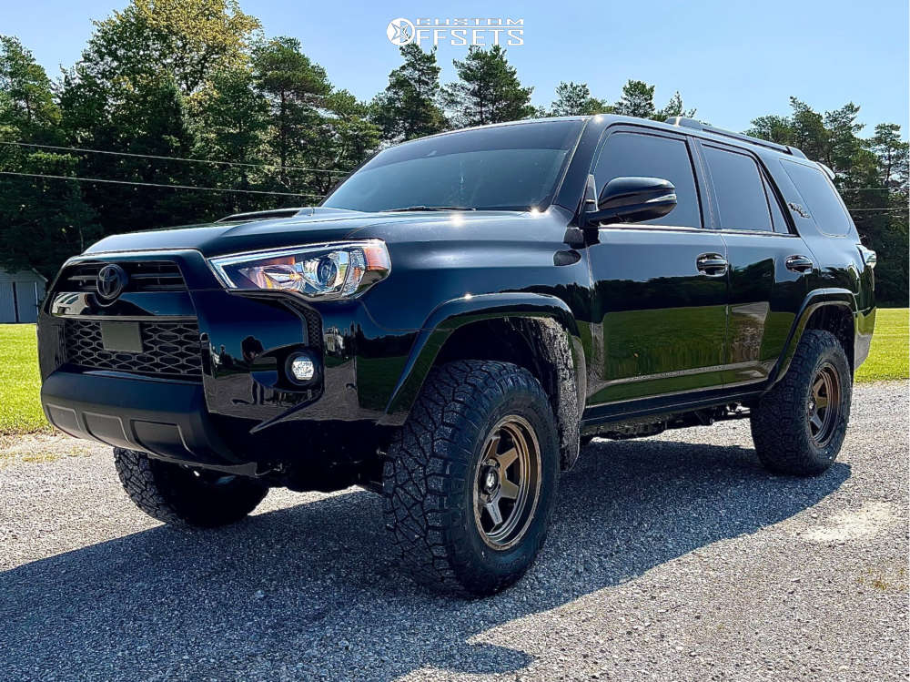 2023 Toyota 4Runner with 17x9 1 Fuel Shok and 285/70R17 Nitto Ridge ...