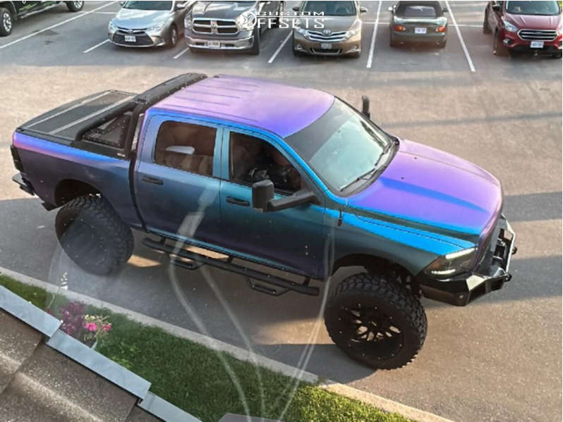 2017 Ram 1500 with 24x12 -51 Vision Rocker and 40/13.5R24 Fury Offroad ...