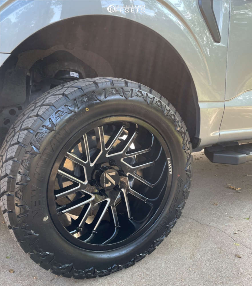 2022 Ford F-150 with 20x10 -25 ARKON OFF-ROAD Mandela and 33/12.5R20 ...