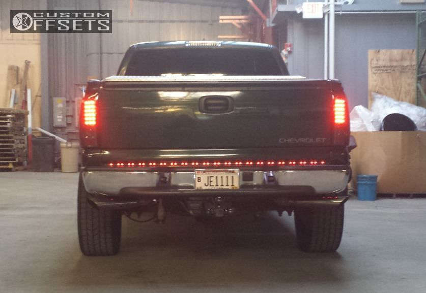 2001 Chevrolet Silverado 1500 with 20x10 -24 Tuff T13 and 275/55R20 ...