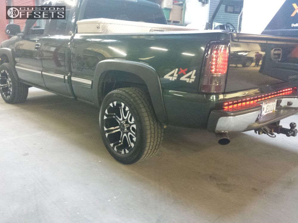 2001 Chevrolet Silverado 1500 with 20x10 -24 Tuff T13 and 275/55R20 ...