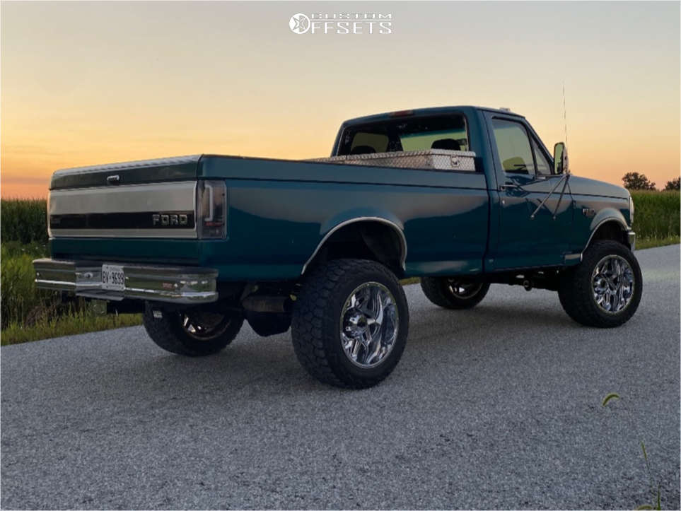 1994 Ford F-250 with 20x12 -51 Vision Spyder and 33/12.5R20 AMP Terrain ...