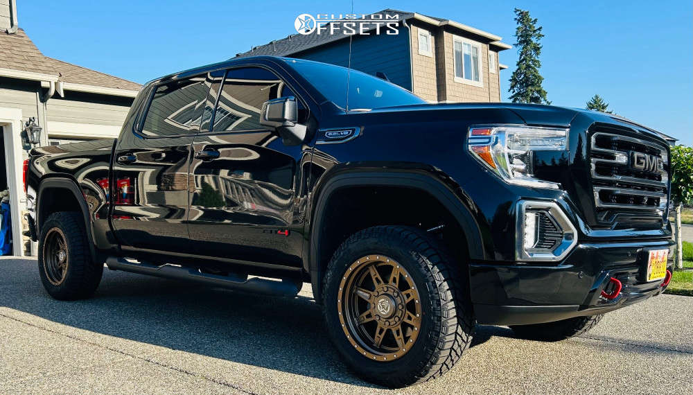 2021 GMC Sierra 1500 with 20x10 -18 Anthem Off-Road Rogue and 295/55R20 ...