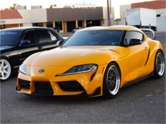 2023 Toyota GR Supra with 19x9.5 24 Work Meister M1 3p and 275/35R19 ...