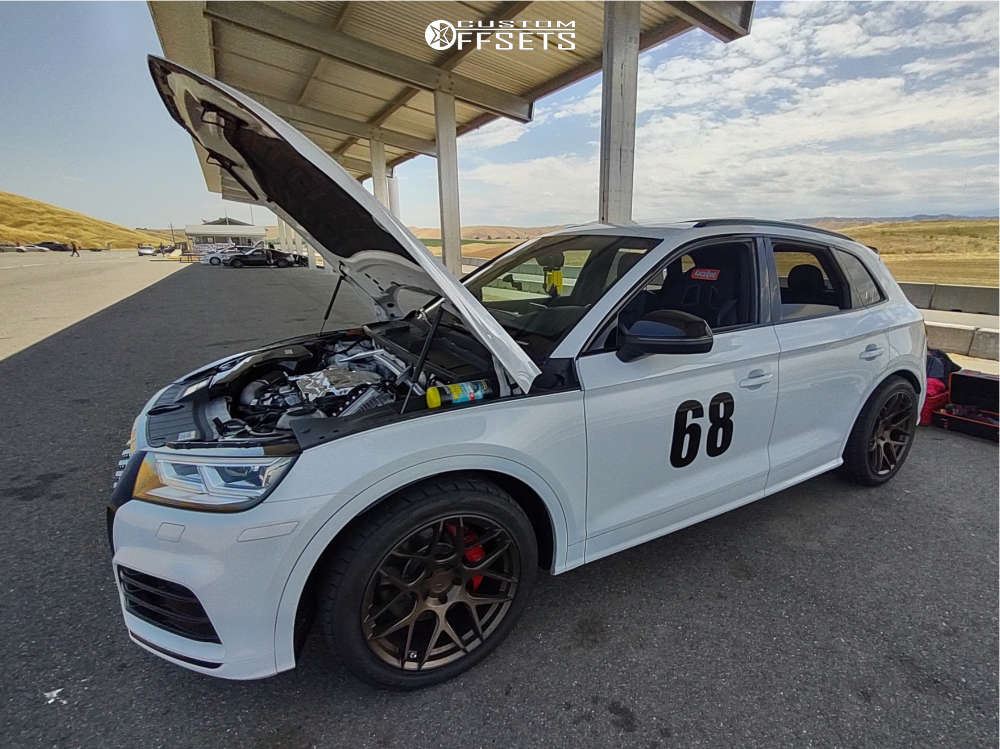 2020 Audi SQ5 with 19x9.5 35 Aodhan Aff2 and 275/40R19 Nitto NT555 G2 ...