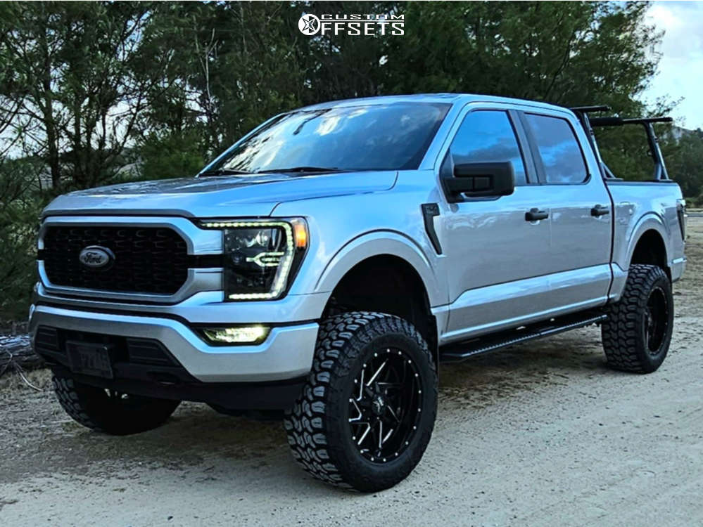 2021 Ford F-150 with 20x10 -12 Force Offroad F01 and 35/12.5R20 Delinte ...