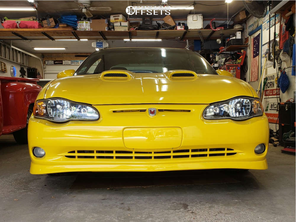 2002 Chevrolet Monte Carlo with 16x7 35 American Racing Torq Thrust M ...
