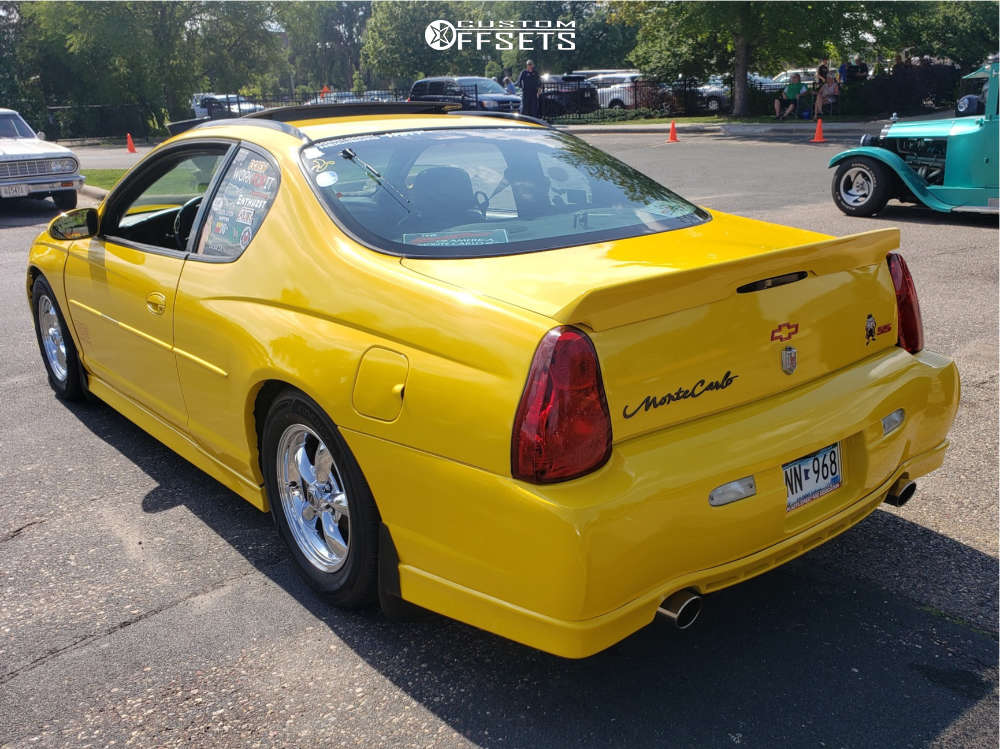 2002 Chevrolet Monte Carlo with 16x7 35 American Racing Torq Thrust M ...