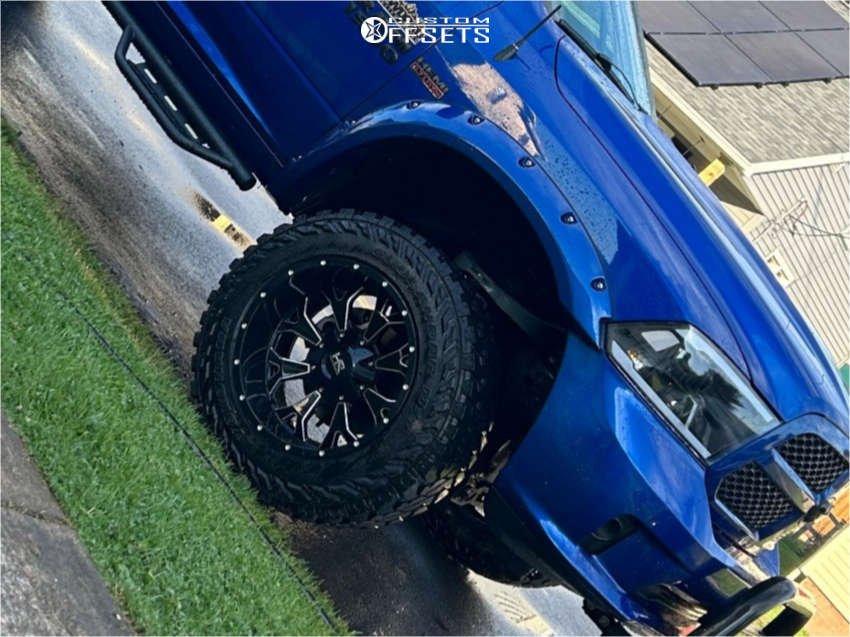 2014 Ram 1500 with 20x12 -51 Hardrock Devastator and 35/12.5R20 ...