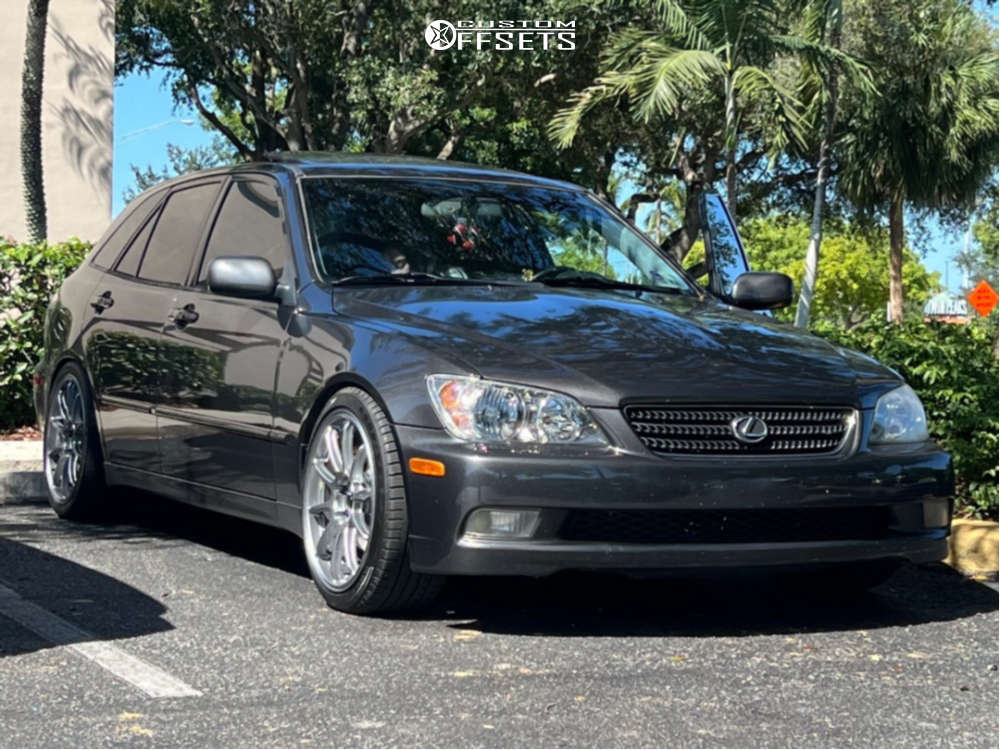 2004 Lexus IS300 with 18x8.5 38 Enkei Triumph and 225/40R18 Goodyear ...