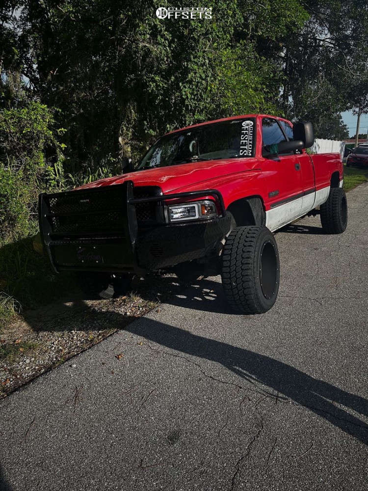 1999 Dodge Ram 2500 with 20x12 -51 Vision Rocker and 33/12.5R20 ...