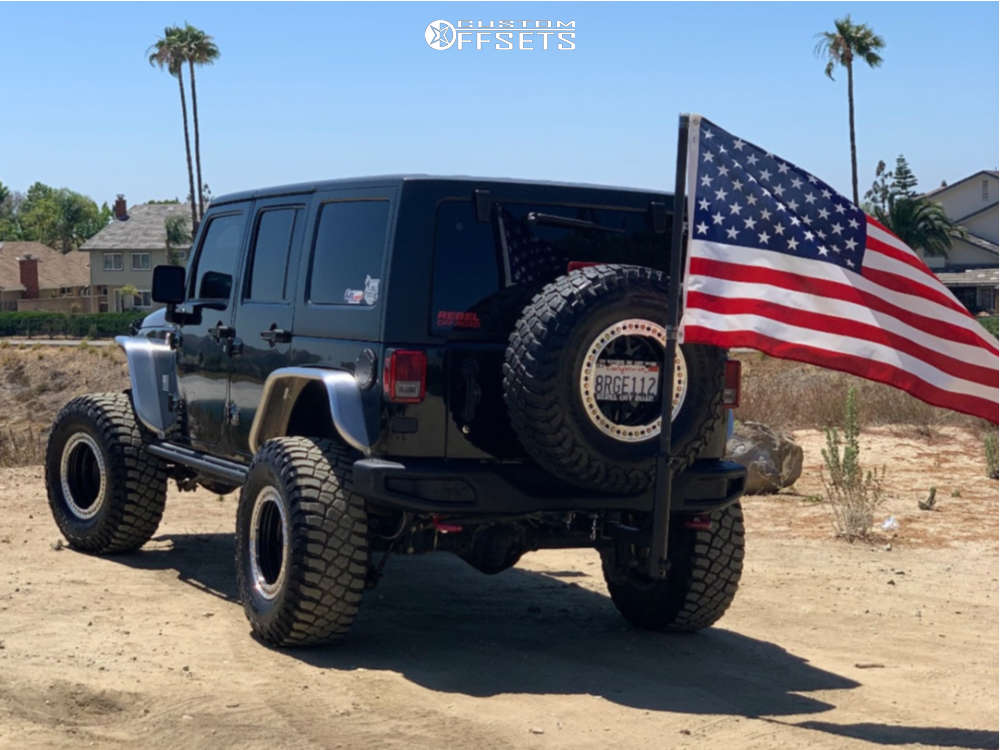 2015 Jeep Wrangler with 17x9 -38 KMC KM235 and 35/12.5R17 BFGoodrich ...