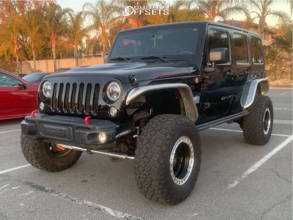 2015 Jeep Wrangler with 17x9 -38 KMC KM235 and 35/12.5R17 BFGoodrich ...