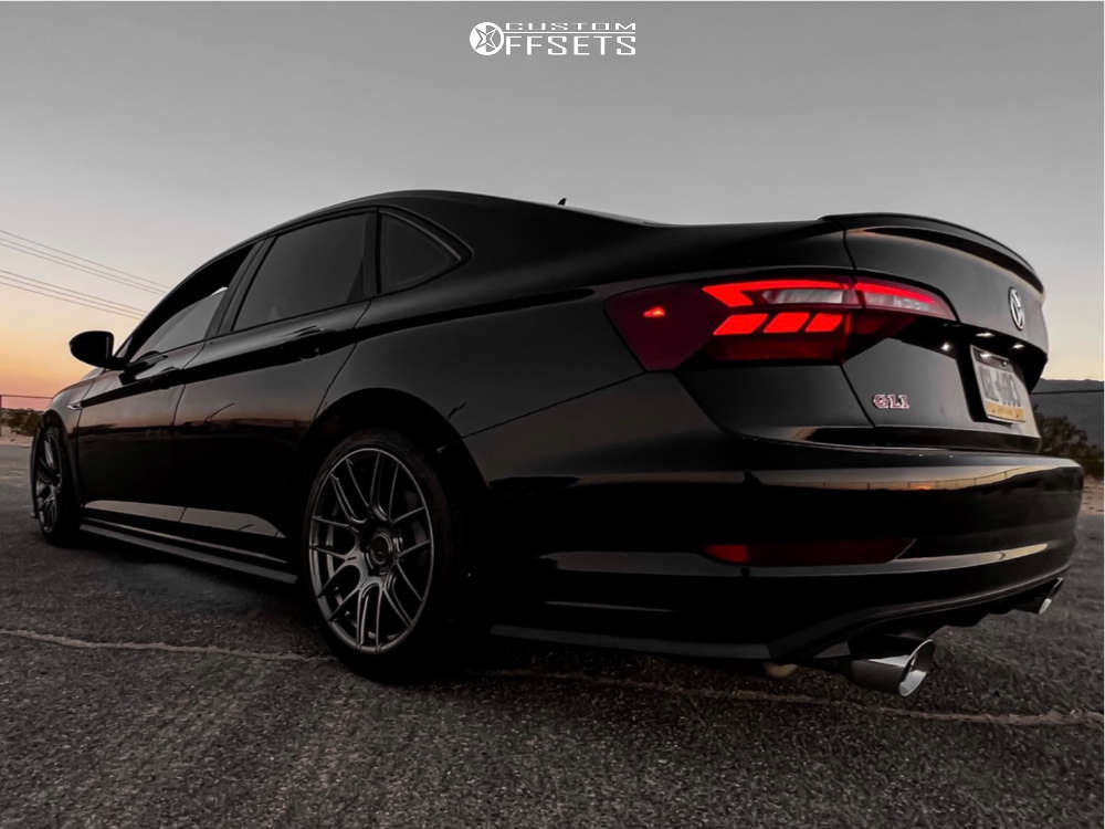 2019 Volkswagen Jetta with 18x8.5 35 Aodhan Ah11 and 225/45R18 GT ...