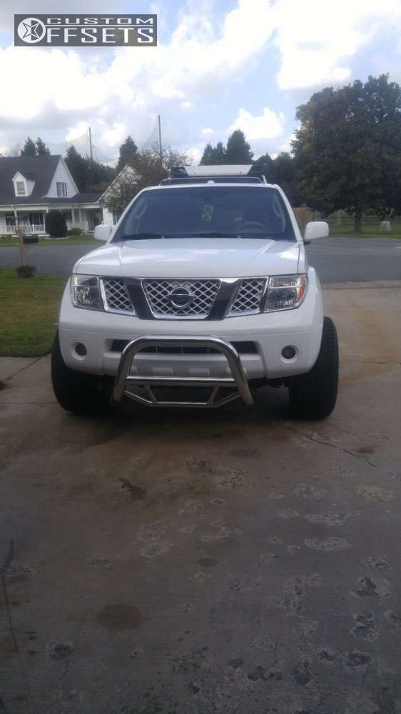 2007 Nissan Pathfinder with 20x12 -44 American Truxx At154 and 295 ...