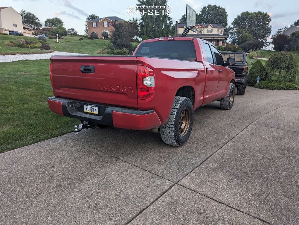 2020 Toyota Tundra with 18x9 25 Method Mr701 and 275/70R18 Falken ...