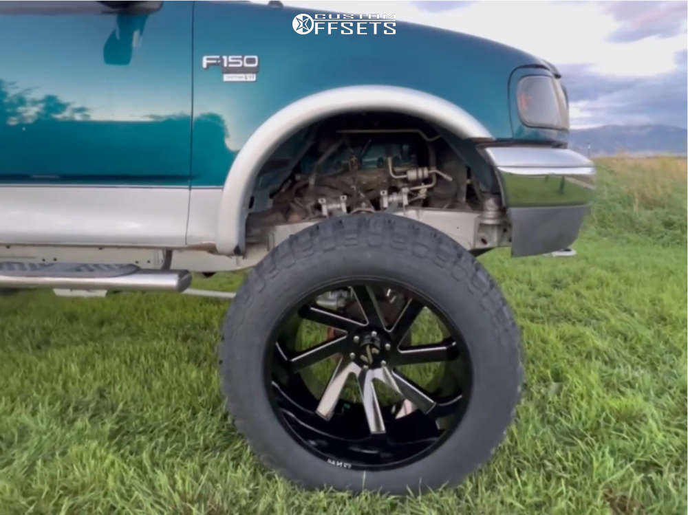 2000 Ford F-150 with 24x14 -81 ARKON OFF-ROAD Lincoln and 40/15.5R24 ...