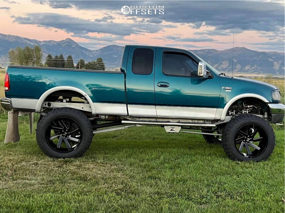 2000 Ford F-150 with 24x14 -81 ARKON OFF-ROAD Lincoln and 40/15.5R24 ...