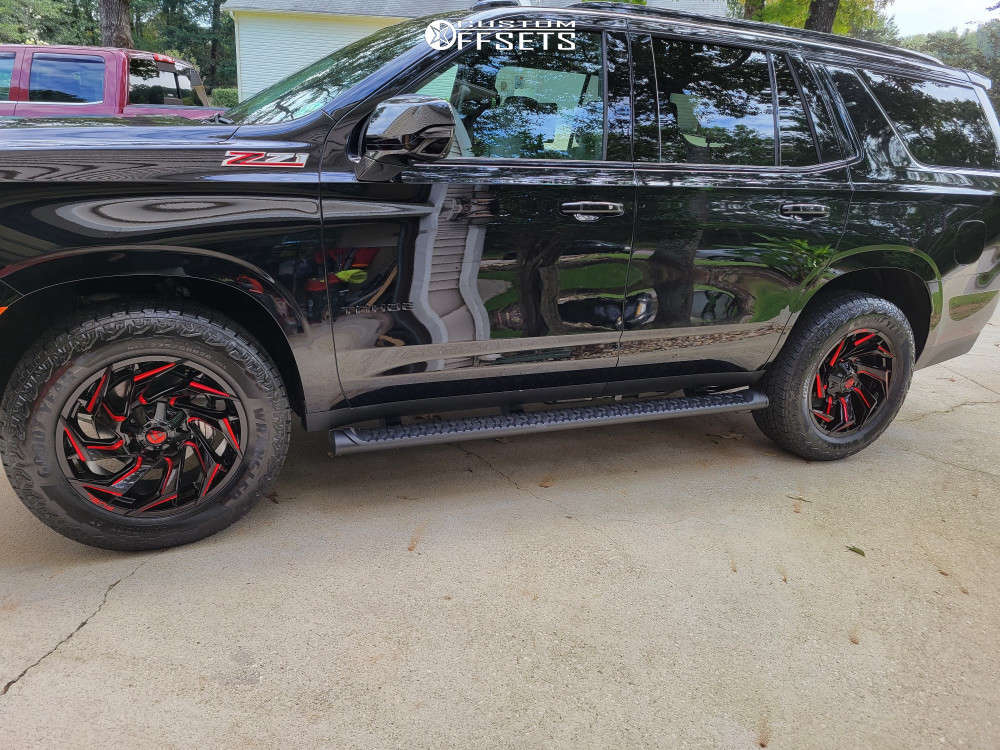 2023 Chevrolet Tahoe with 20x10 -18 Fuel Reaction and 275/60R20 ...