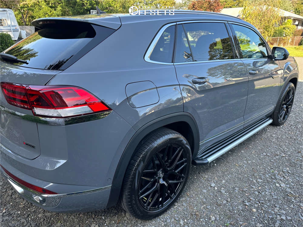 2021 Volkswagen Atlas Cross Sport with 21x9 20 Rohana Rfx10 and 265 ...