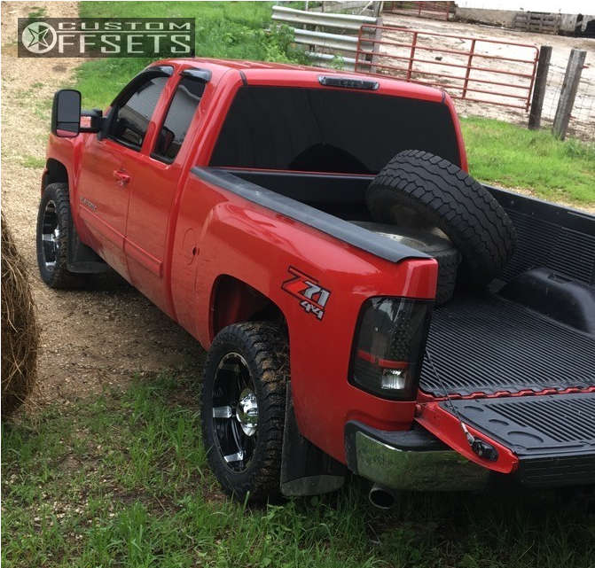 2011 Chevrolet Silverado 1500 with 20x9 -12 XD Spy and 285/55R20 AMP ...