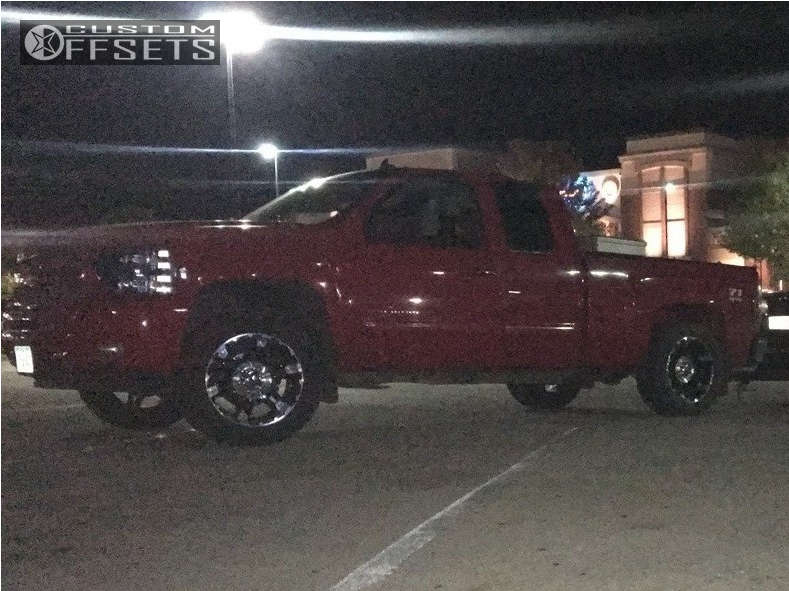 2011 Chevrolet Silverado 1500 with 20x9 -12 XD Spy and 285/55R20 AMP ...